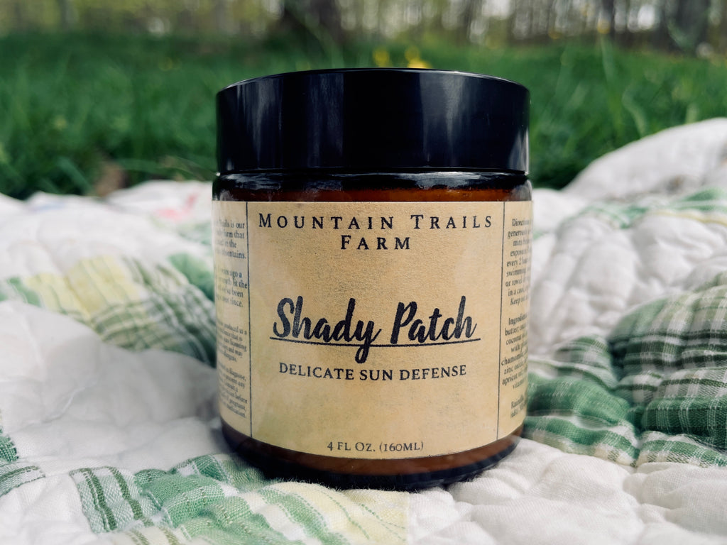 Shady Patch (nourishing sunblock for kids) – Mountain Trails Farm